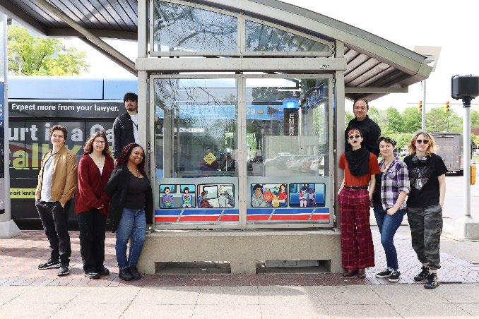 Connecting the Community Through Art: GCRTA and CIA Bus Shelter Project | RideRTA